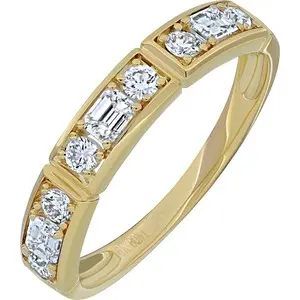 Bony Levy Maya Mixed Diamond Stacked Ring