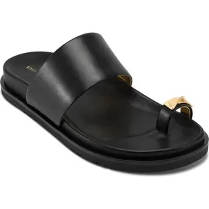 Donna Karan New York Hooper Toe Loop Sandal - Black