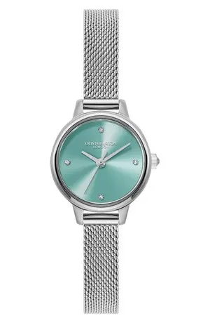 OLIVIA BURTON Mini Classic Mesh Strap Watch - Blue
