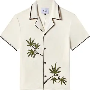 TOMBOLO Cabannabis' Cabana Shirt - Ivory