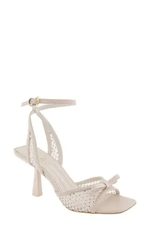Bcbgmaxazria Rino Ankle-strap Sandals - Stone/ Rhinestone