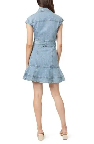 Habitual Belted Denim Mini Dress