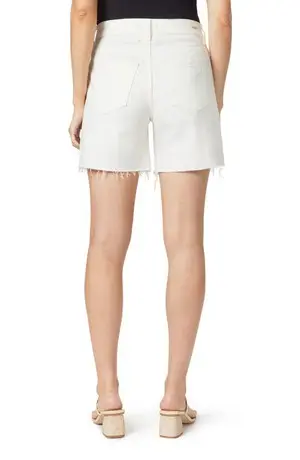 Habitual Skylar Raw Hem Cutoff Denim Shorts - White