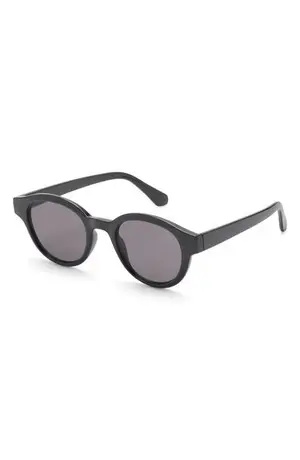 Mango Round Frame Sunglasses