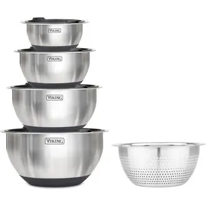 VIKING 9-piece Mixing Bowl Set - Black