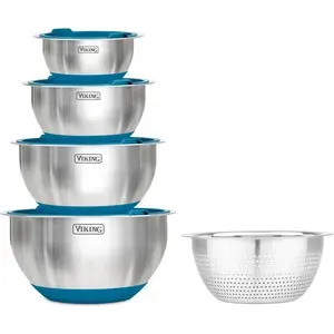VIKING 9-piece Mixing Bowl Set Teal