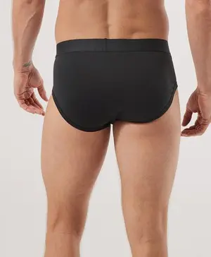 PACT Organic Cotton Everyday Brief 4-pack - Black