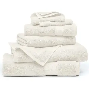 BOLL & BRANCH Plush Organic Cotton Bath Towel Set - Cream