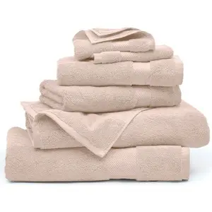 BOLL & BRANCH Plush Organic Cotton Bath Towel Set - Dusty Rose