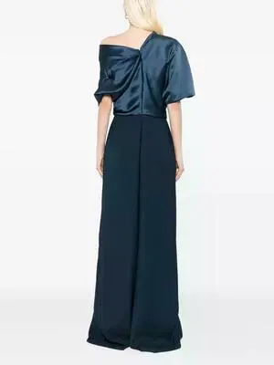 Amsale The Slouch Jumpsuit - Blue