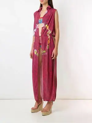 AMIR SLAMA Printed Beach Dress