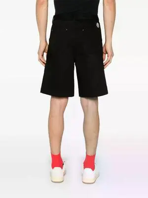 Moncler Cotton Cargo Shorts - Black