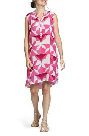APNY Sleeveless Shift Dress - Pink Multi