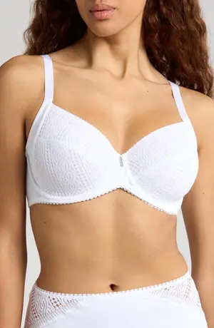 Chantelle Easy Support Full Coverage Underwire Bra - White