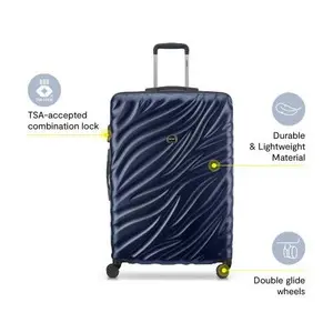 DELSEY PARIS Delsey Alexis Lightweight Checked Luggage - Navy