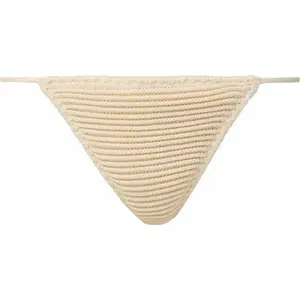 WeWoreWhat Tie Crochet Bikini Bottom - Off-white