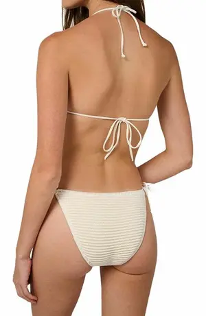 WeWoreWhat Tie Crochet Bikini Bottom - Off-white