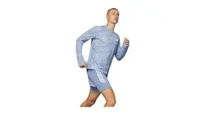 Adidas Own The Run Climacool 3stripes Long Sleeve Tee Shirt