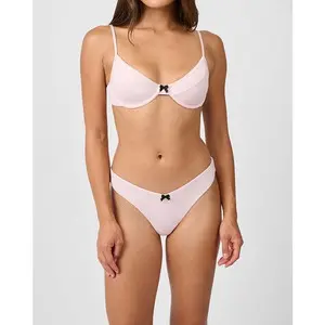 WeWoreWhat Full Coverage Underwire Bikini Top - Pale Lilac