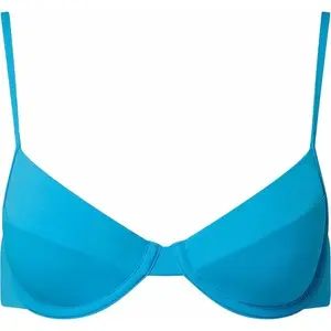 WeWoreWhat Full Coverage Underwire Bikini Top - Turquoise