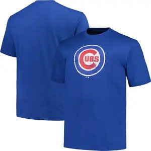 Profile Chicago Cubs Big & Tall Primary Logo T-shirt - Royal