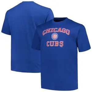 Profile Chicago Cubs Big & Tall Heart & Soul T-shirt - Royal