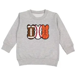 SWEET WINK Sweet Wink Sports Peeps Patch Easter Sweatshirt Grey