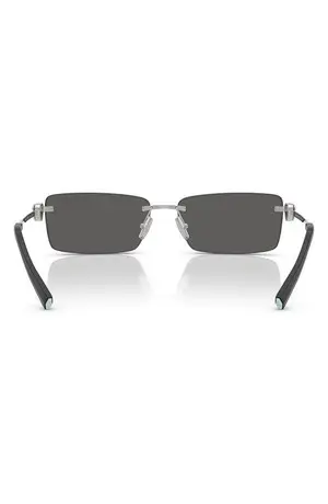 Tiffany & Co. Rectangular Sunglasses - Silver