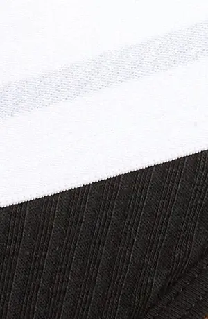 Calvin Klein Rib Logo Bikini Bottom - Black