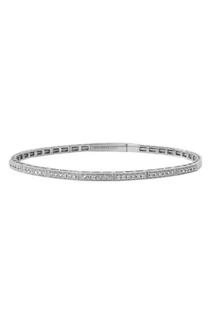 Bony Levy Diamond Flex Bangle Bracelet - 18k White Gold