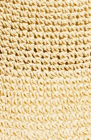 Nordstrom Packable Straw Bucket Hat - Natural