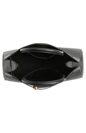Veronica Beard Large Dash Leather Tote - Black