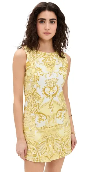 Hemant & Nandita Paisley Mini Dress