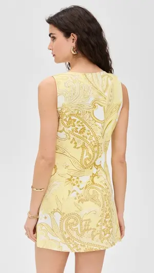 Hemant & Nandita Paisley Mini Dress