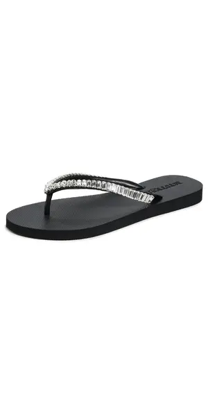 Mystique Crystal Embellished Flip Flops