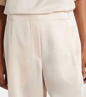 LESET Barb Pleated High-rise Pants