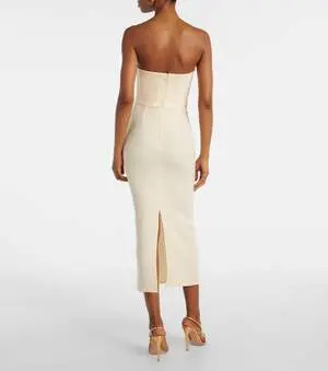 Alex Perry Crêpe Midi Dress