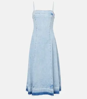 Simkhai Clarissa Denim Midi Dress