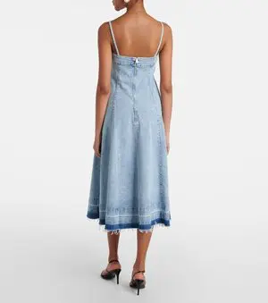 Simkhai Clarissa Denim Midi Dress