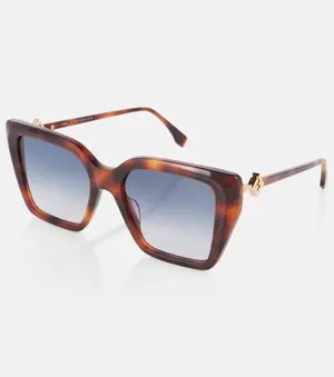 Fendi Ff Diamonds Cat-eye Sunglasses