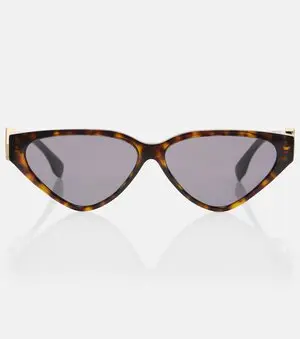Fendi Ff Diamonds Cat-eye Sunglasses - Brown