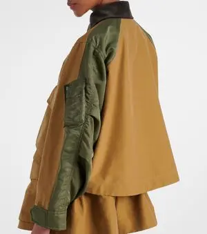 Sacai Cotton-blend Twill Blouson