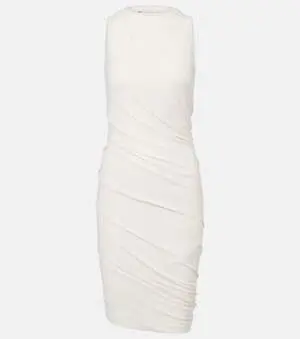 RICK OWENS Lilies Luna Gathered Midi Dress