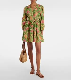 Velvet By Graham & Spencer Floral Cotton Mini Dress