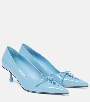 JIMMY CHOO Scarlett 50 Patent Leather Pumps - Blue