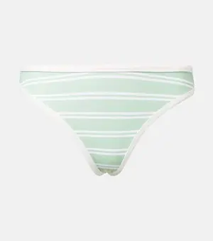 Marysia Ligne Striped Bikini Bottom - Green