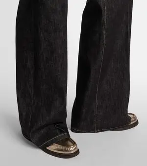 Brunello Cucinelli Mid-rise Bootcut Jeans