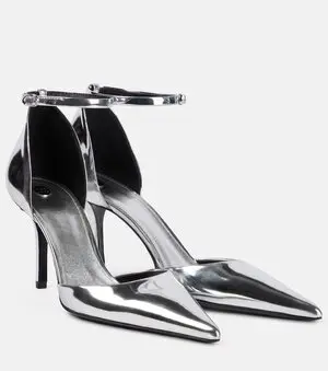 Proenza Schouler Silver Tone Pumps