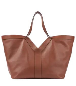 Saint Laurent Y Leather Tote - Brown