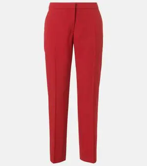 Dries Van Noten Wool Slim-fit Trousers - Red